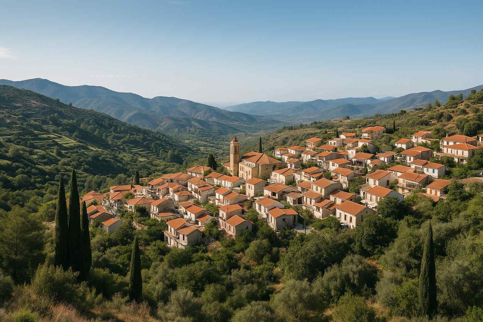 5 Cyprus Regions & Cyprus Time Zones & Their Villages